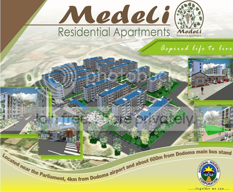 DODOMA | NHC Medeli Apartments | 14 blocks | 5 fl | U/C ...